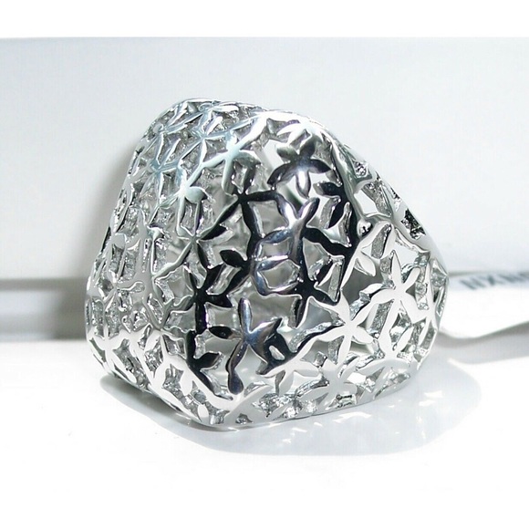 Jewelry | Stainless Steel Open Weave Dome Statement Ring | Poshmark